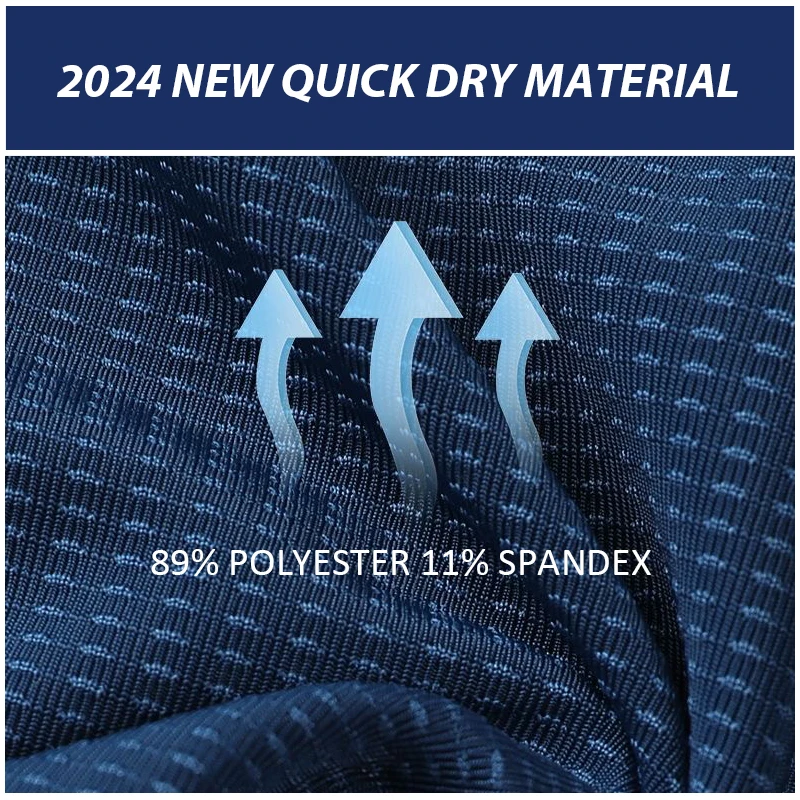 Men Sports Training Polyester Spandex T-Shirts Athletic Dry Slim Fit ...