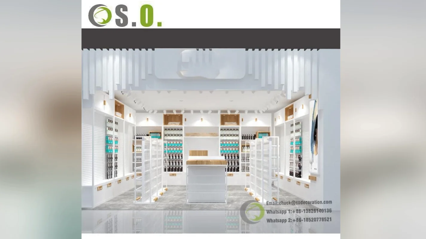 Modern Mobile Shop Counter Design Retail Store Decorations Shop ...