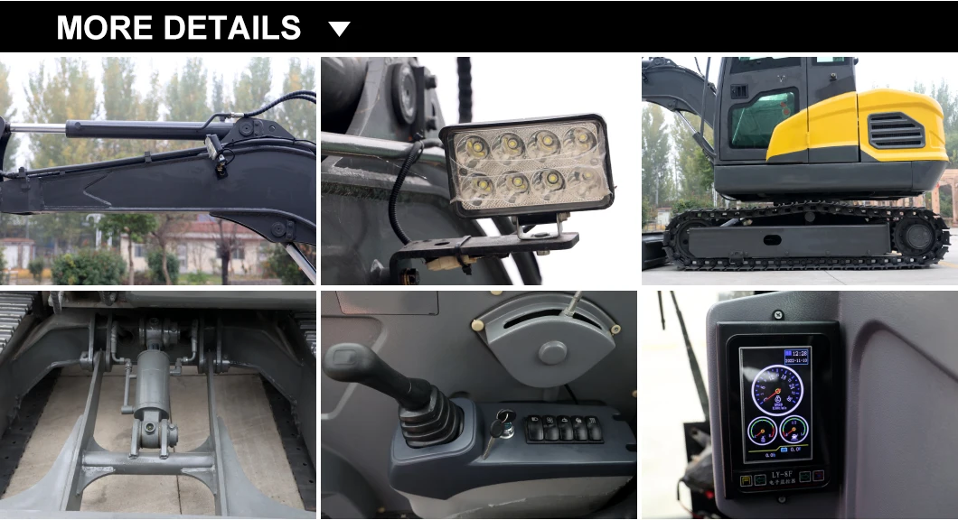 Wheel Excavator 4 Ton Euro 5 Epa China Mini Digger Hydraulic Small ...