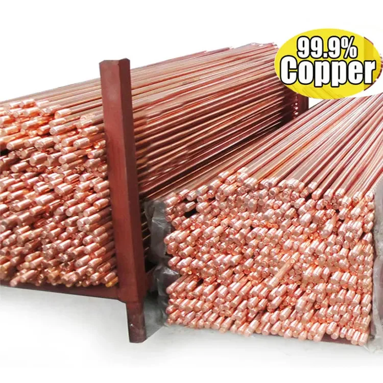 Factory Custom Lightning Protection Earthing Connection Threaded Copper ...