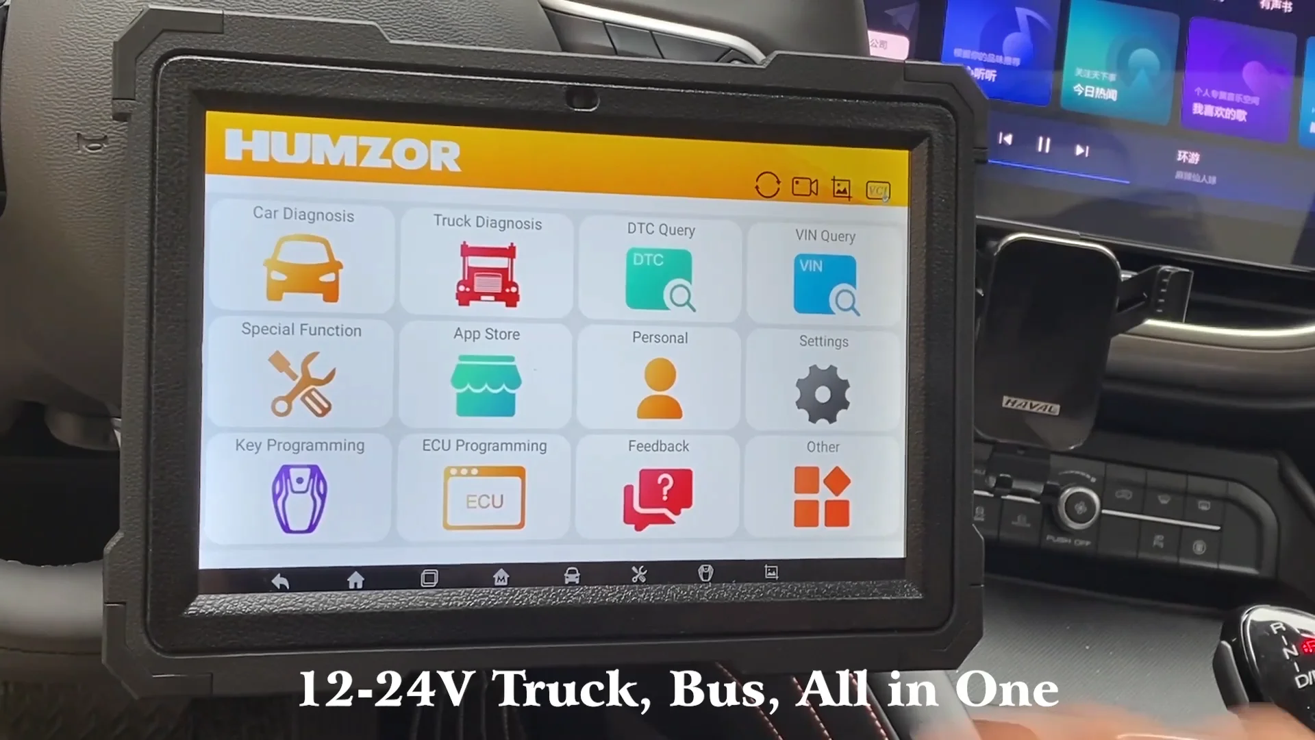 Truck Diagnostic Tools Humzor Ns566s Diagnostic Scan Tool For Truck ...