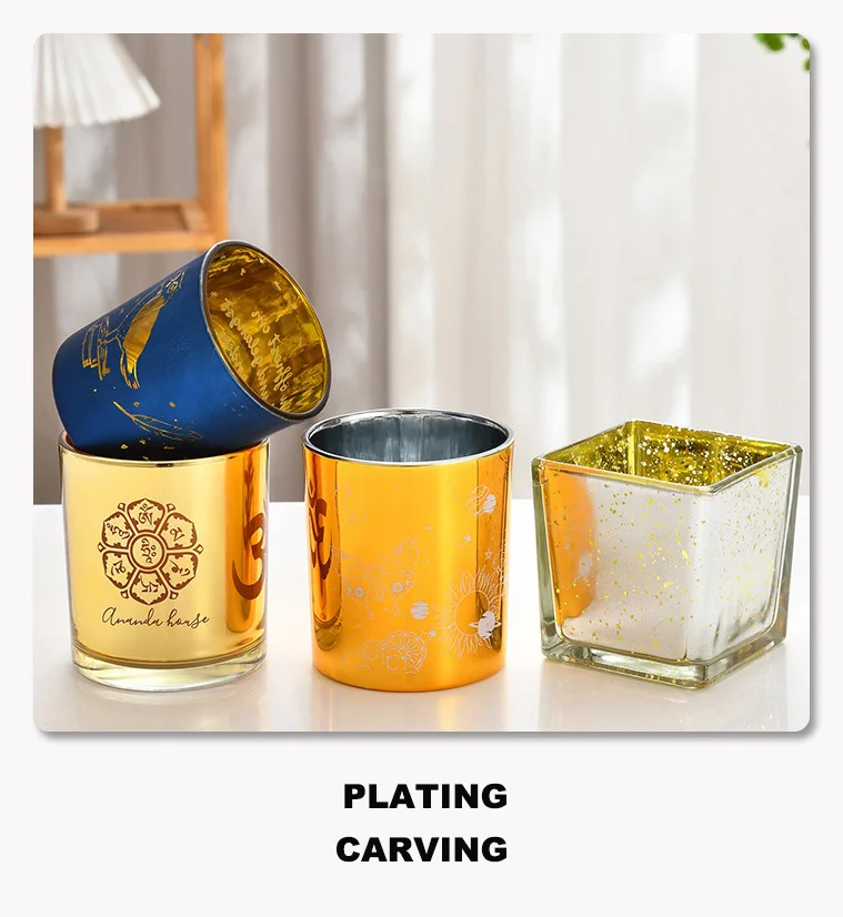Empty Custom Tea Light Container - Elegant Candle Jars