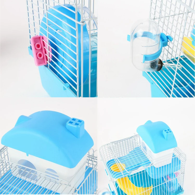 Small Castle Hamster Supplies Villa Small Castle Double Storey Portable ...