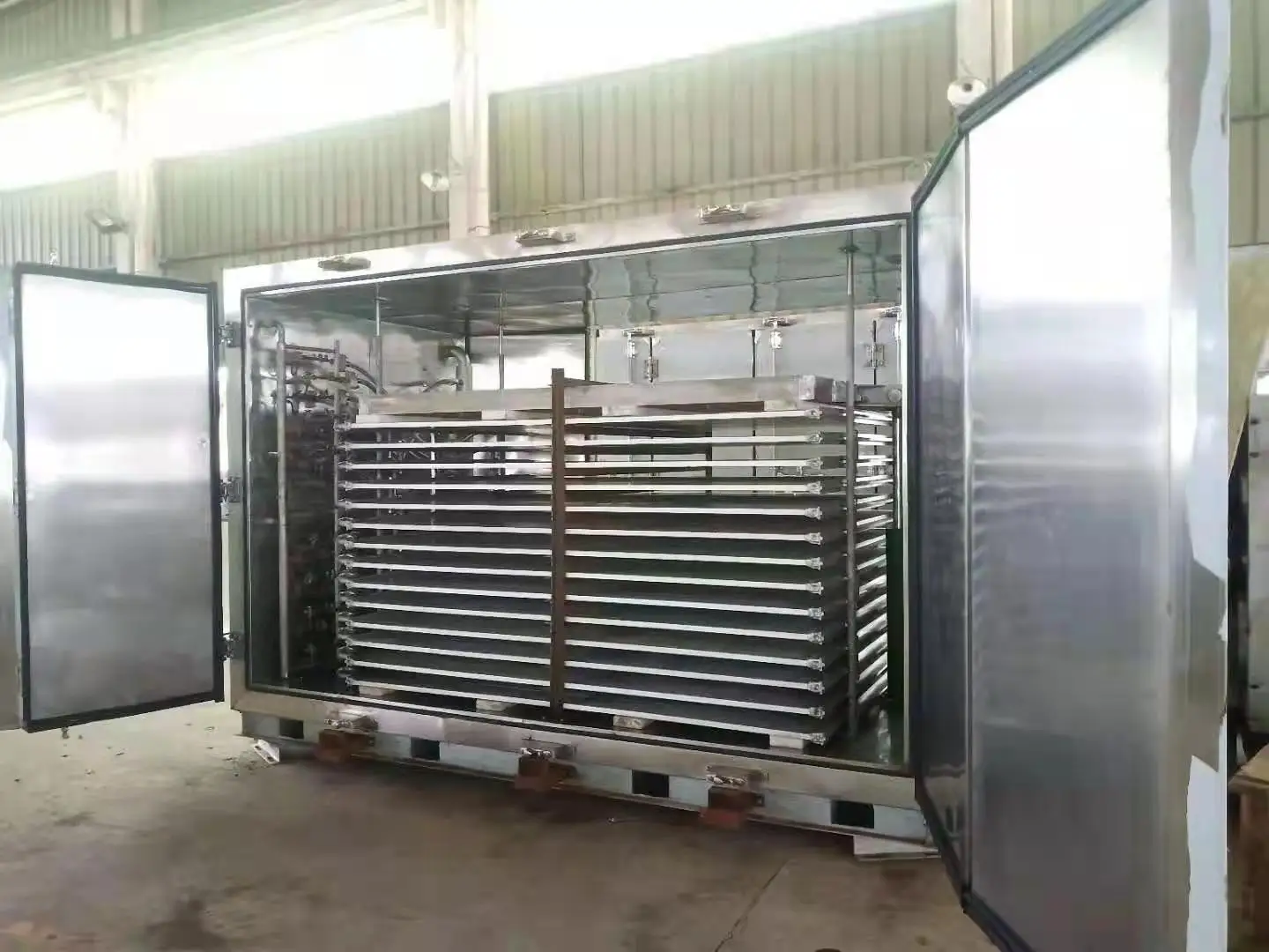 750kg Air Blast Freezer Hydraulic Horizontal Contact Plate Freezer ...