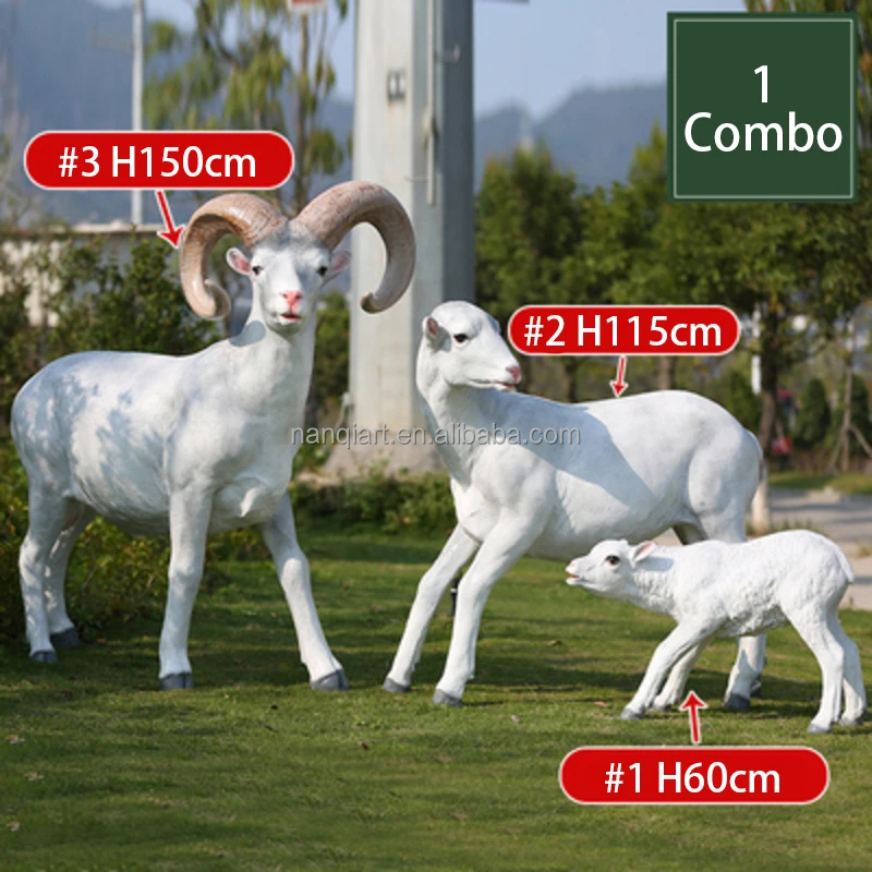 Home Park Garden Big Animal Sculpture Hand Made High Quality Fiberglass ...