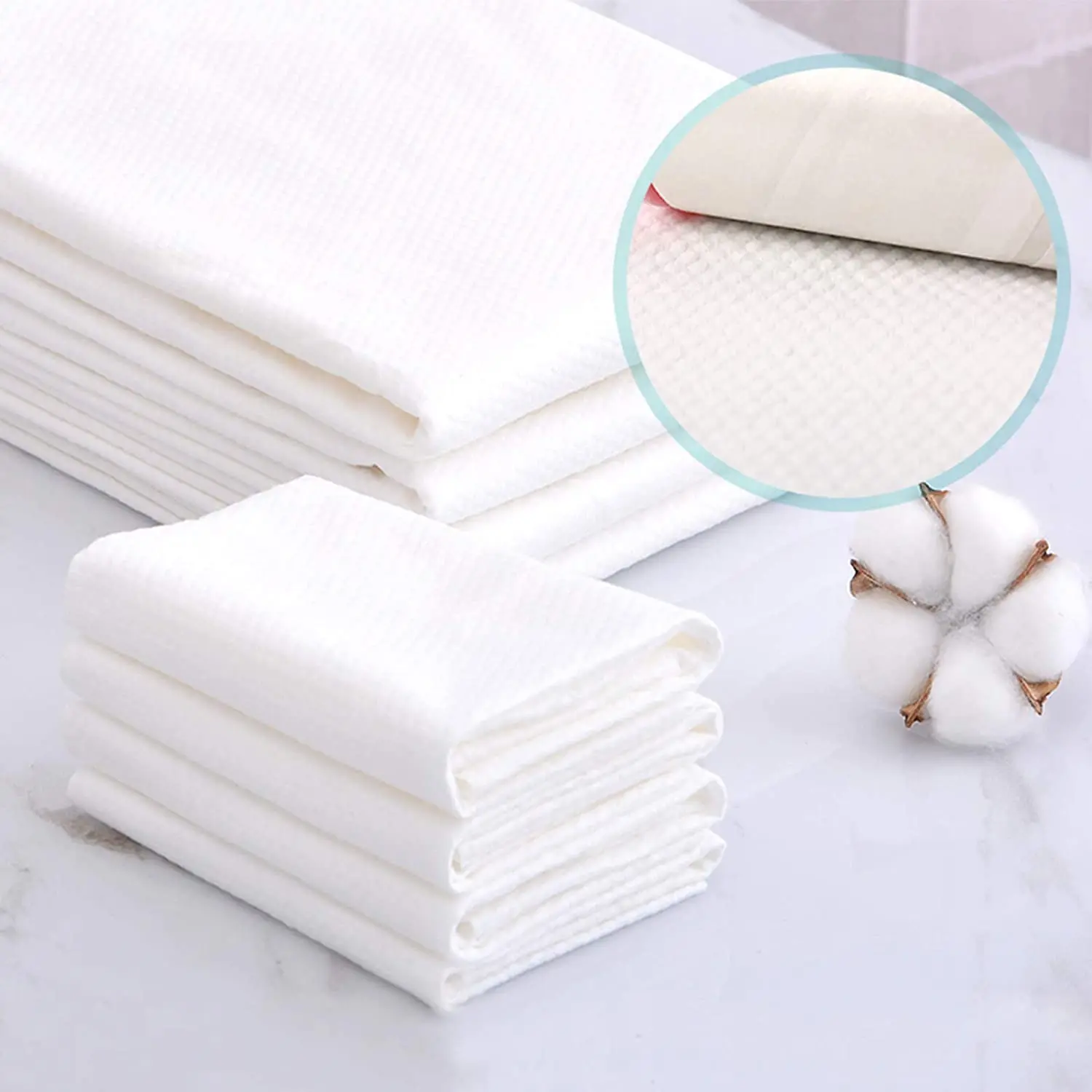 Disposable Towels, Super Absorbent Quick Disposable Hair Towel for ...