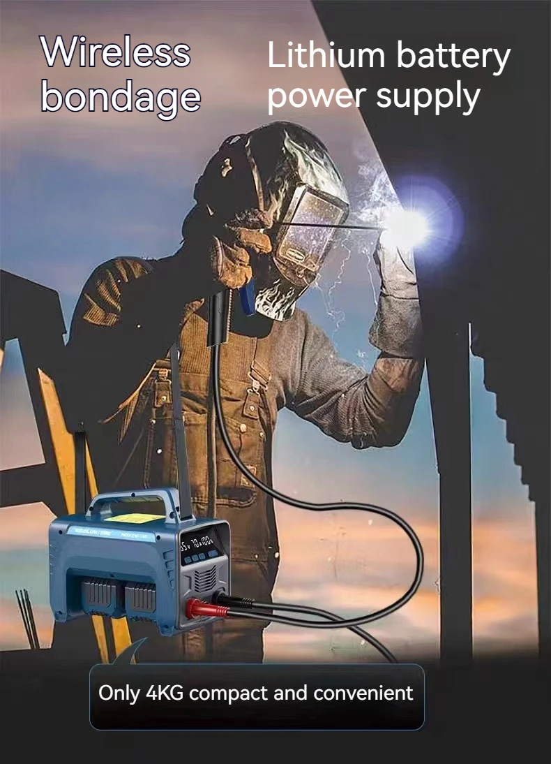 Portable Manual Lithium DC Metal Arc Welder - 6 Months Warranty