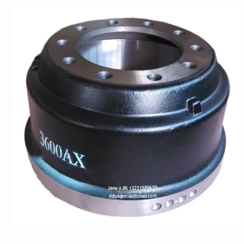 Semi Truck Parts Brake Drum 3600ax With Balance For Us Market - Buy ...