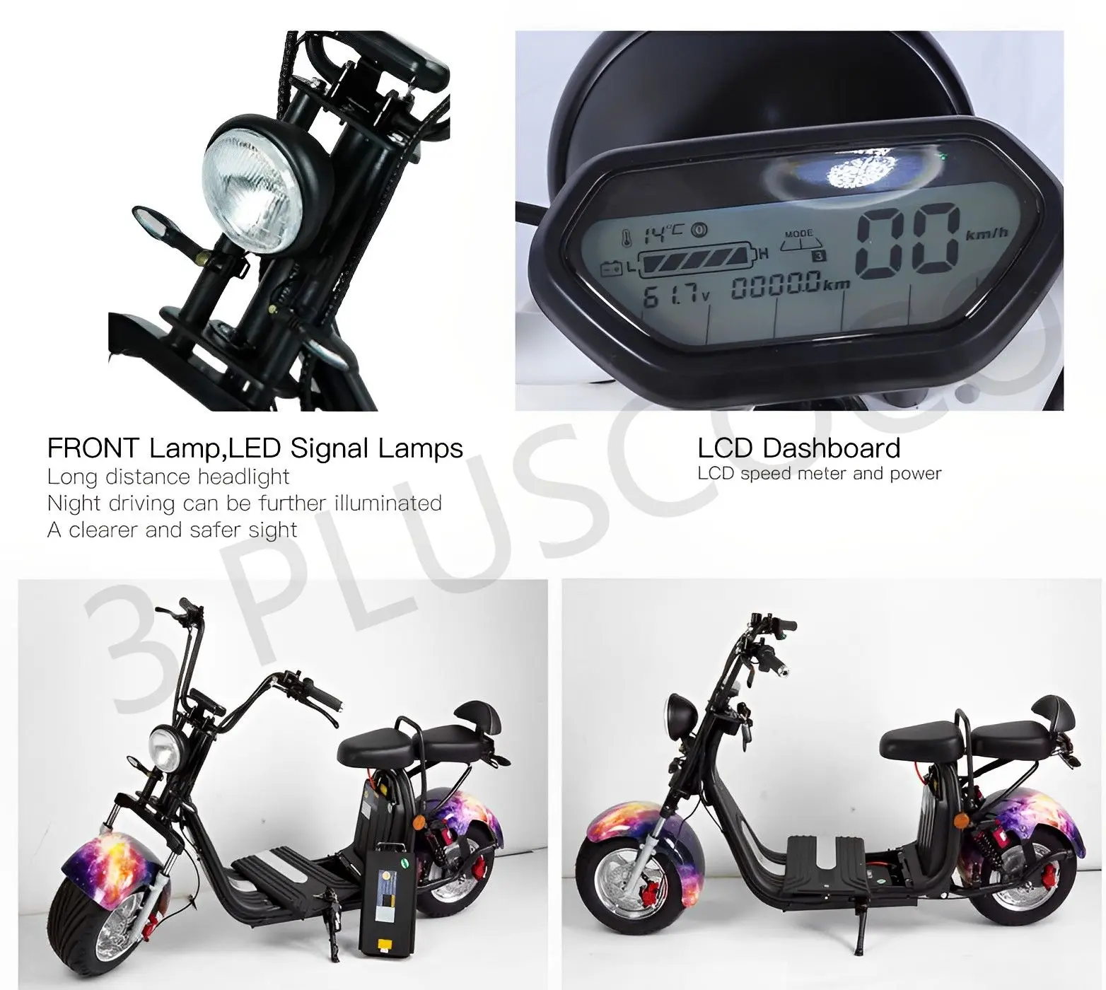 Citycoco 2000w Electric Scooter - High Performance & Range