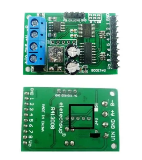 RS485 RS232(TTL) PLC Modbus Rtu Module 8ch IO Control Switch Board for Relay Industrial ...