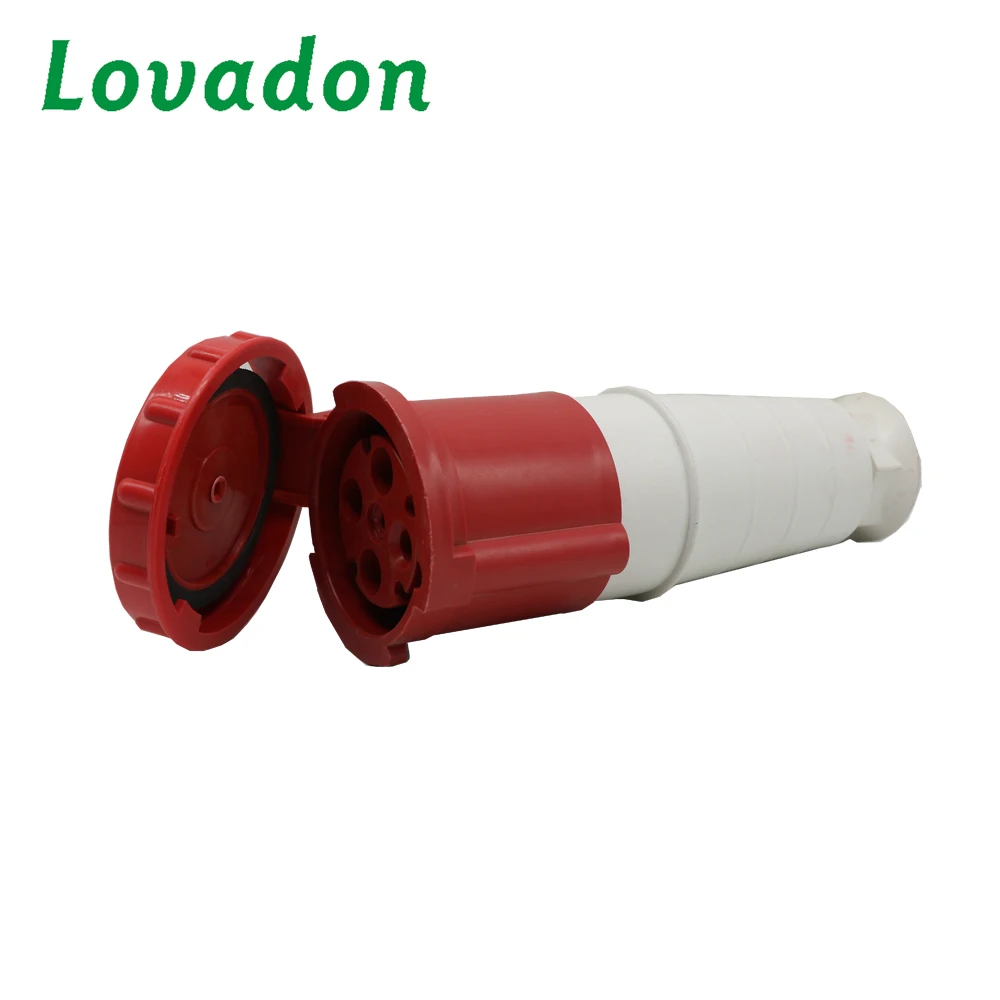 4 Pin 380v 63 Amp Electrical Waterproof Ip67 Male And Female Industrial ...