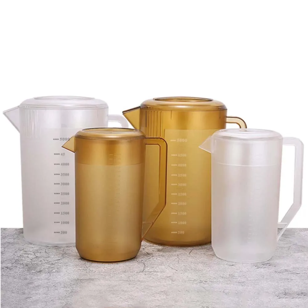 Classic Design 3.5l Plastic Water Jug With Handle Water Pitcher And Lid ...