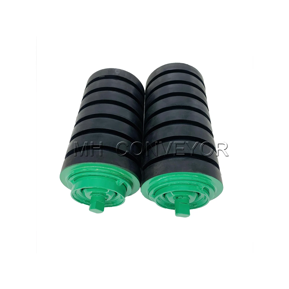 Idler Parts For Belt Rubber Conveyor Roller - Buy Roller Conveyor Parts ...