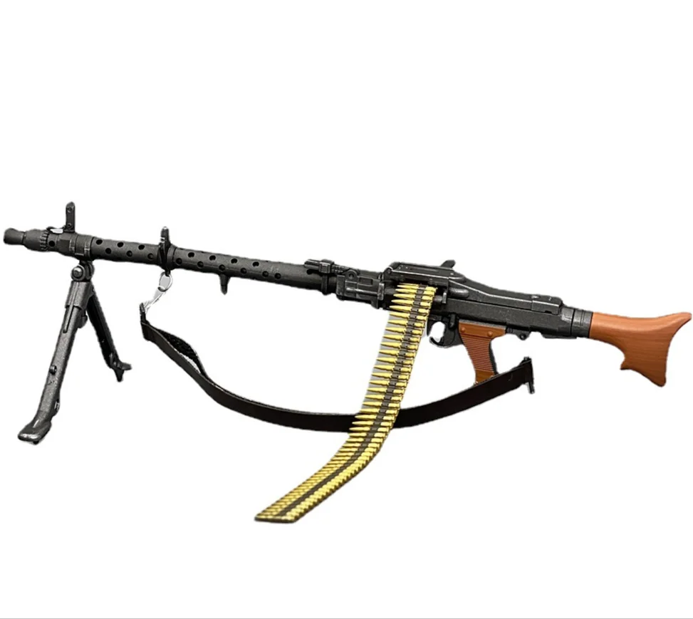 1/6 Military Model Wwii German Wwii Weapon Mg34 Light Machine Gun Plastic Soldier Man ...