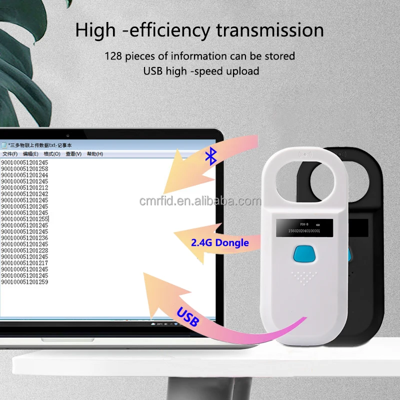 Cmrfid Pocket Portable Lector Microchips Identificacion Animal Wireless Rfid Microchip Reader ...
