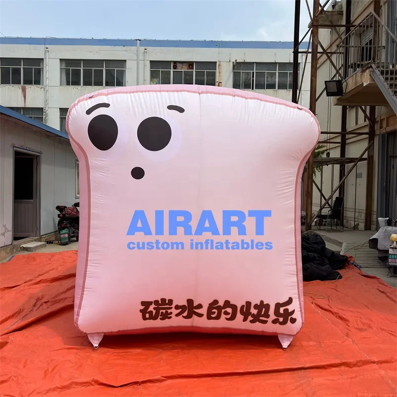 Giant Inflatable Bread Cartoon Balloon - Customizable Model