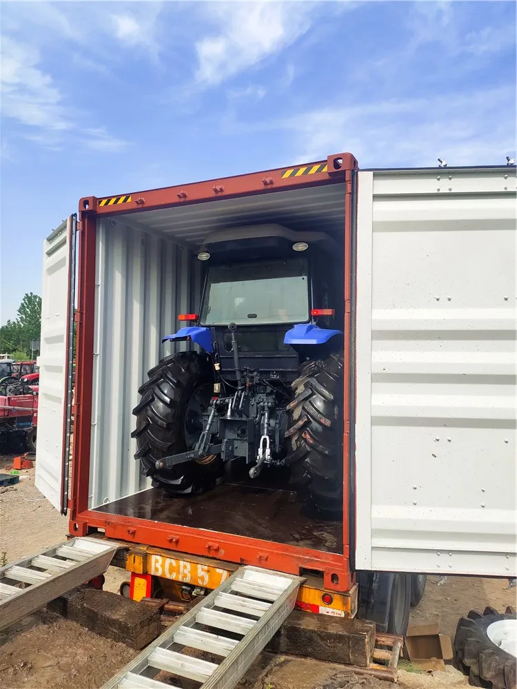 Used 95hp 4wd Farm Wheel Tractor With Front And Rear Ballast - Buy ...