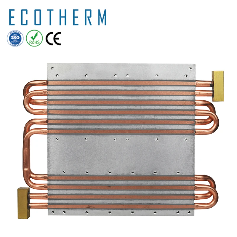 Factory Custom Copper Pipe Liquid Cooling Cold Plate Water Cooling ...