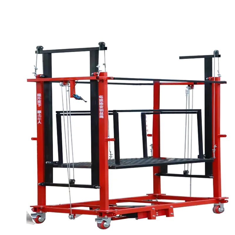 500KG Portable Mobile Electric Scaffold Small Elevator for Lifting ...