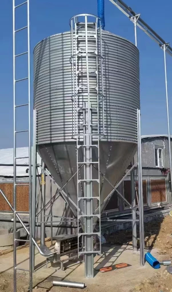 Galvanized Feed Silos Manufacture Supplies Poultry Livestock Layer ...