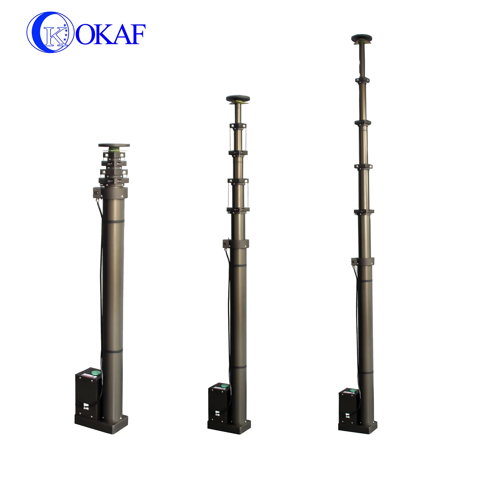 3-30m Height Motor Driven Antenna Mast for Emergency Communication