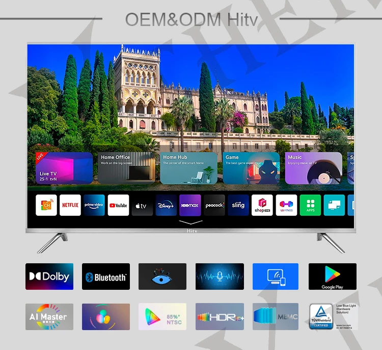 Television Set 40inch Full HD 1080P LED Smart TV Television Android TV ...