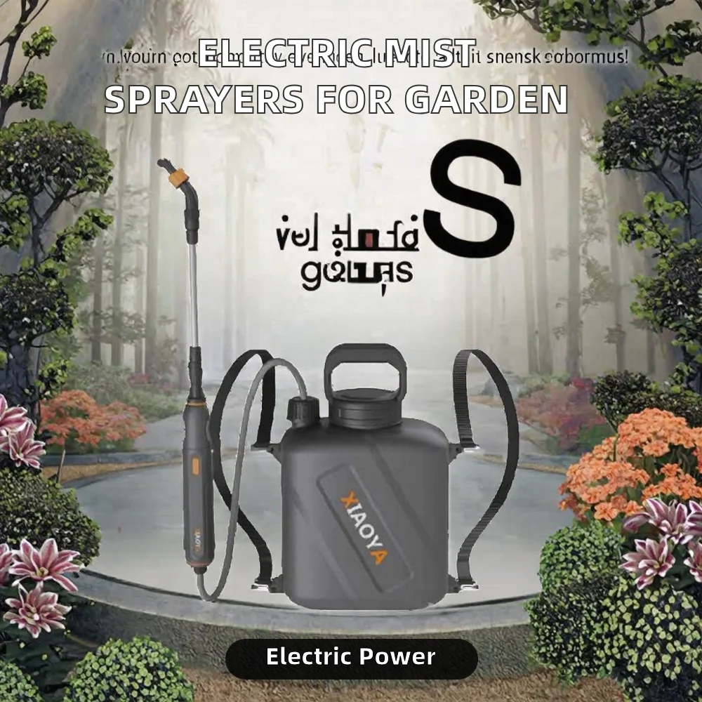 4L PE Plastic Electromagnetic Mist Sprayers with 5m Hose and Knapsack ...