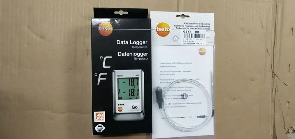 Testo 175 T2 Temperature Data Logger Set 0572 1752 With 0572 1001 ...