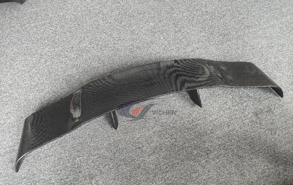 H Style Carbon Fiber Tail Wing Rear Spoiler For 2005-2009 Ferrari F430 ...