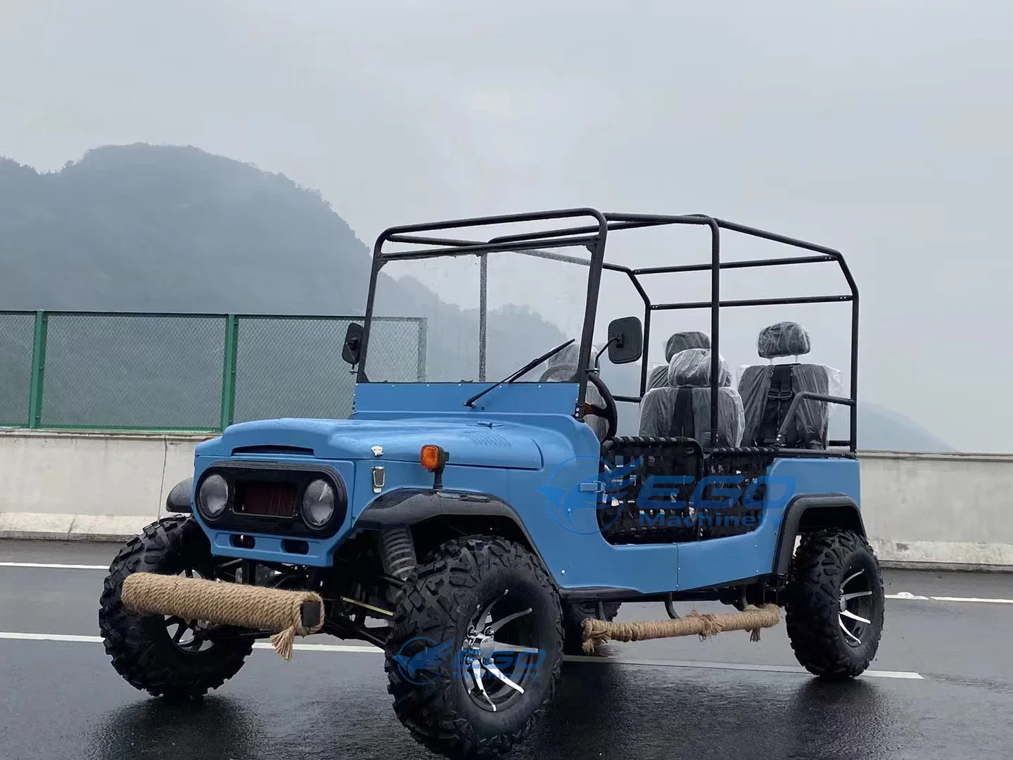 High Quality 4 Seats Willys Mini Jeep for Kids Adults Classic Gasoline ...