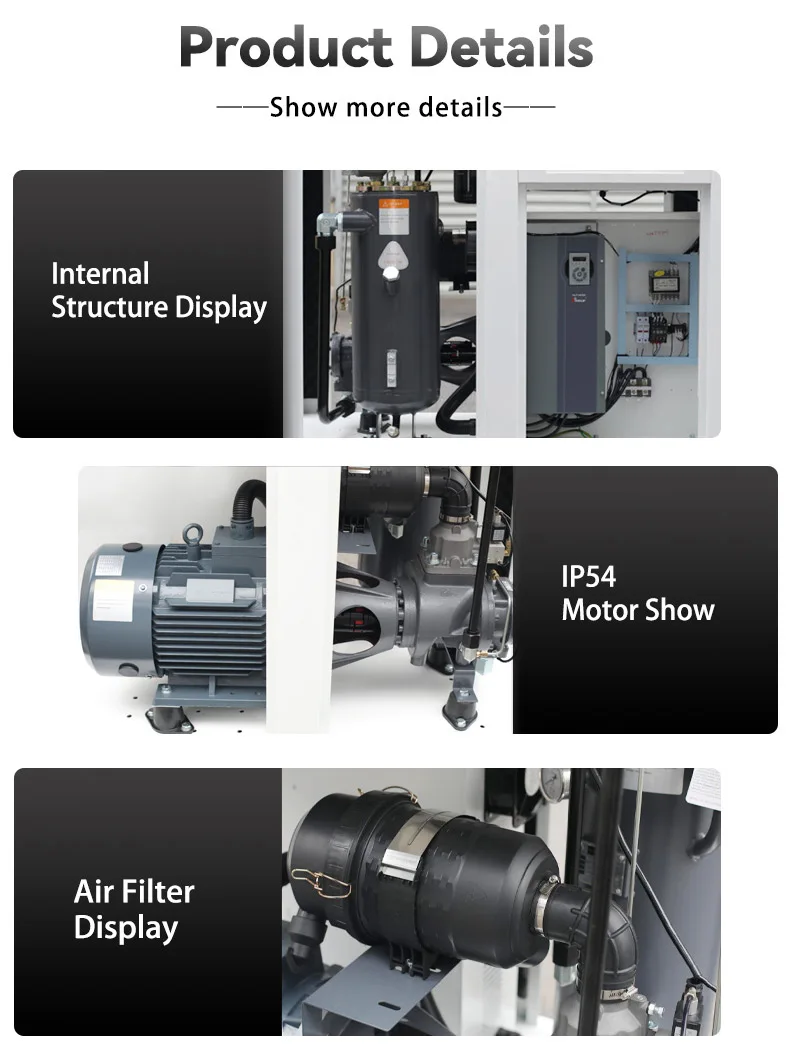 Electric Silent Oil Free Screw Type Air Compressors