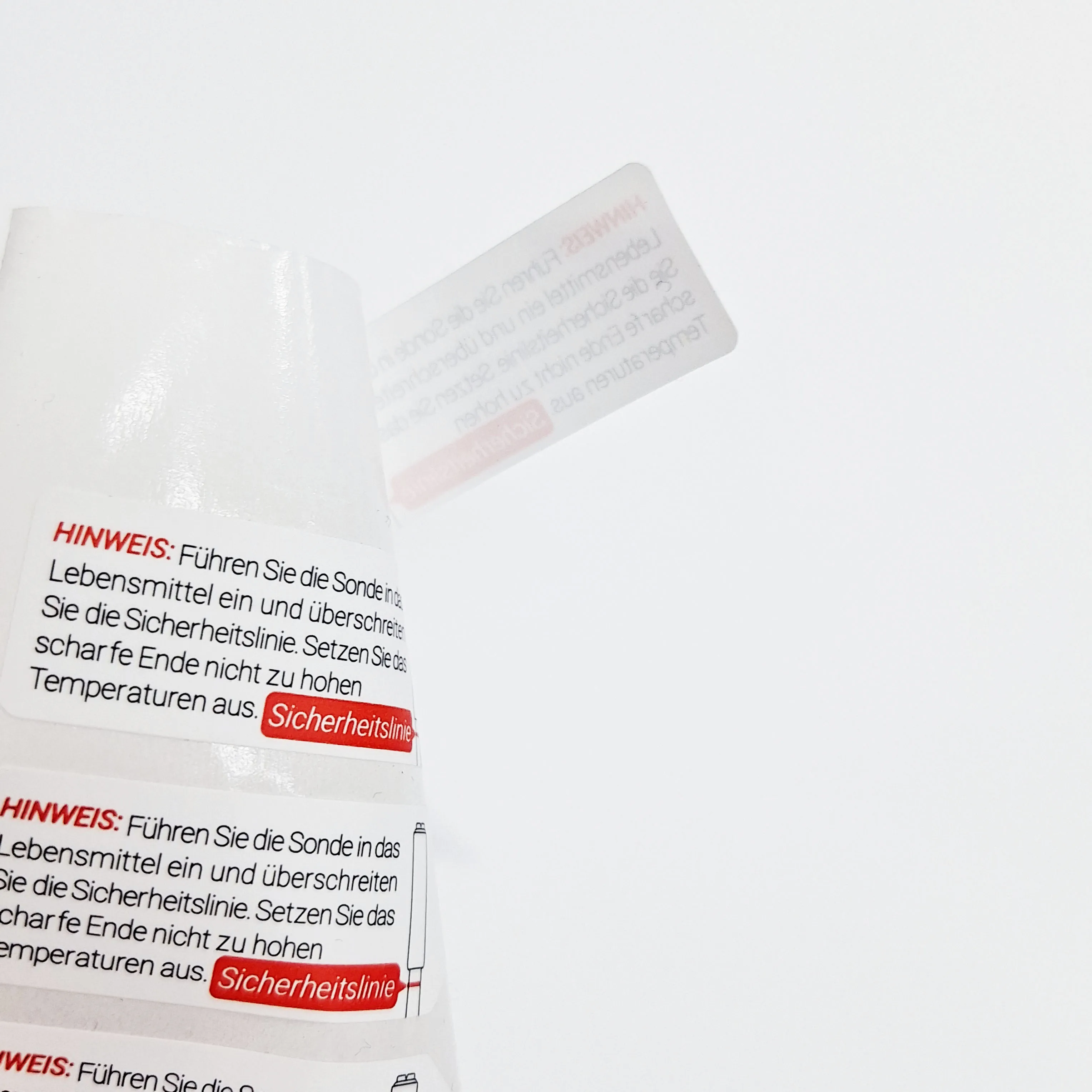 Custom Movable Product Labels Adhesive Copperplate Paper Waterproof ...