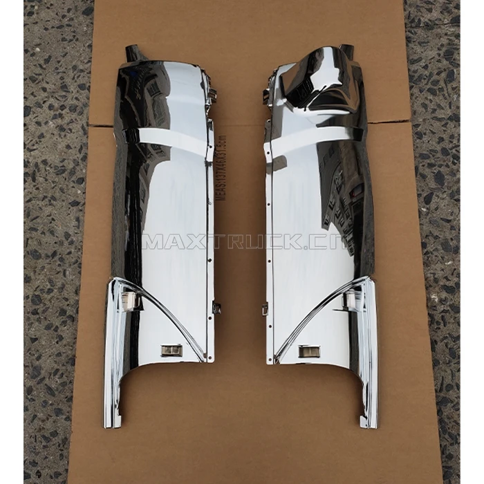 Japanese Truck Body Parts Lhd/rhd Curve/flat Knh-002016 Chrome Corner ...