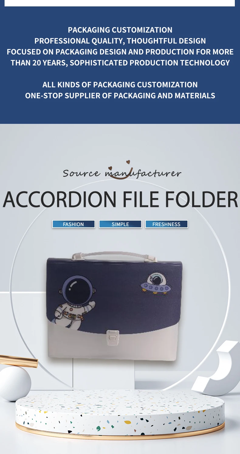 2024 Top Selling A4 Size Colorful Expanding File Folder Bag With ...