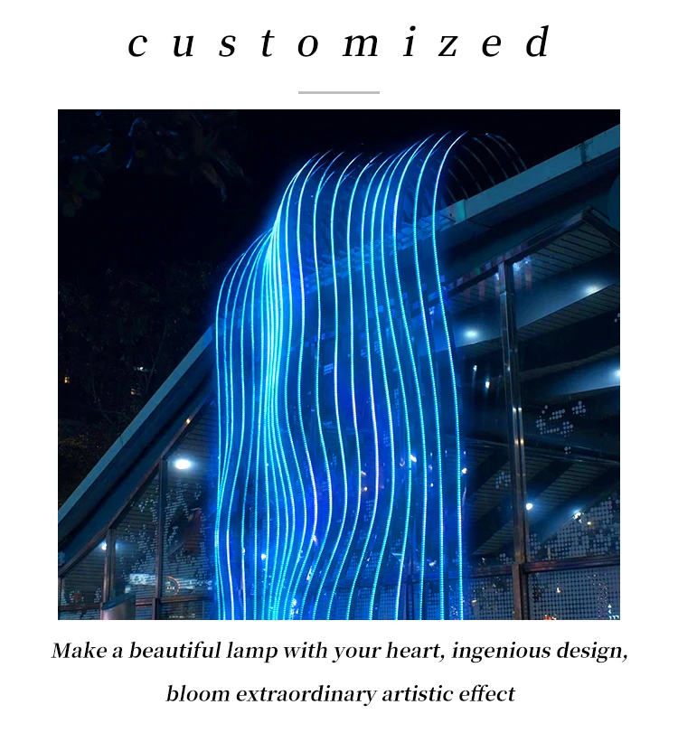 Outdoor Water Dynamic LED Light Screen Lighting Solutions