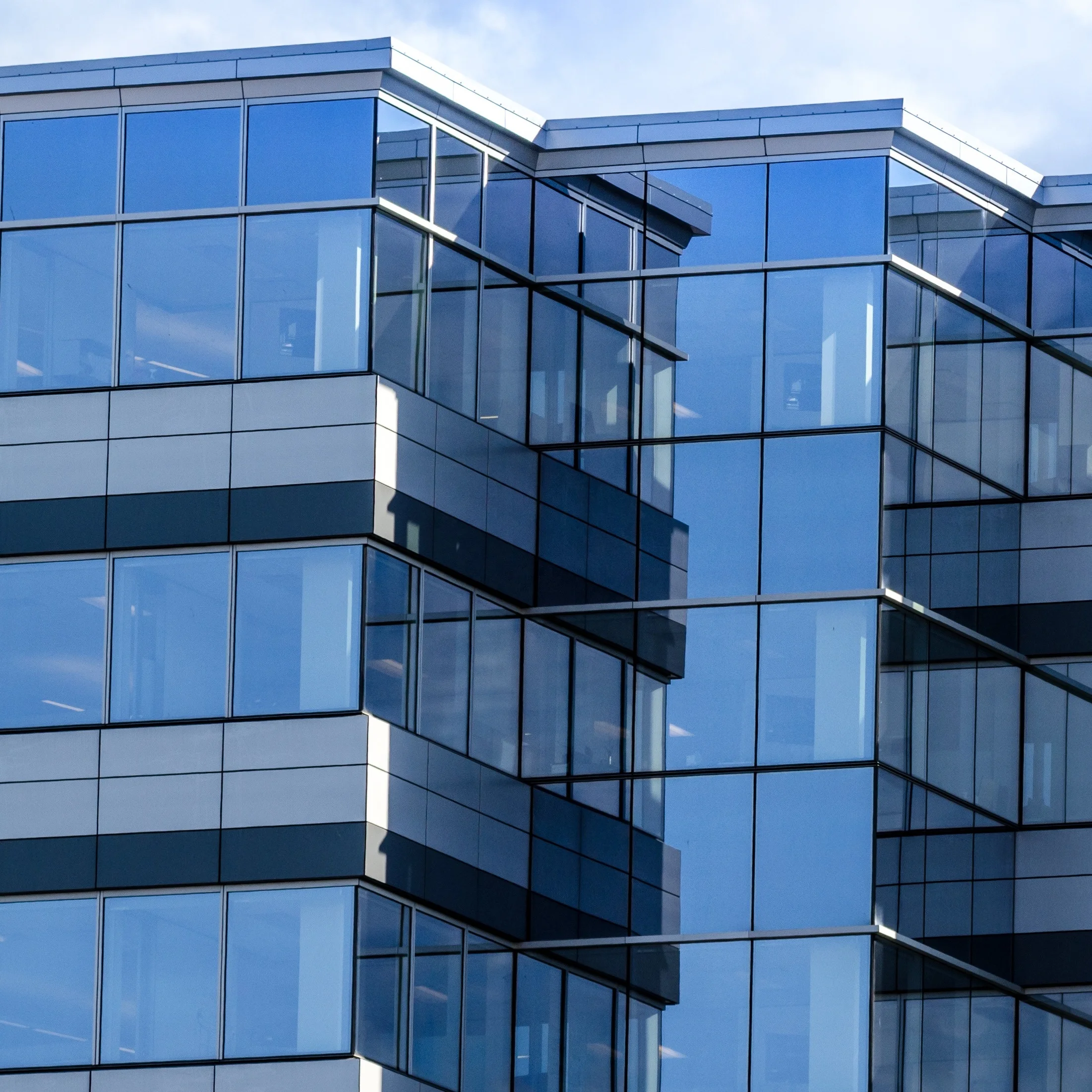 Aluminum Glass Window Wall System - Tempered Glazed Design