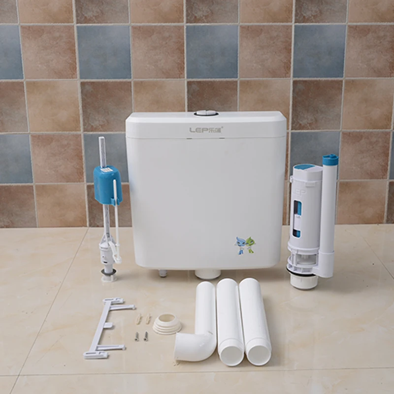 Toilet Wall Hang Flushing Cistern Tank - Dual-Flush Design
