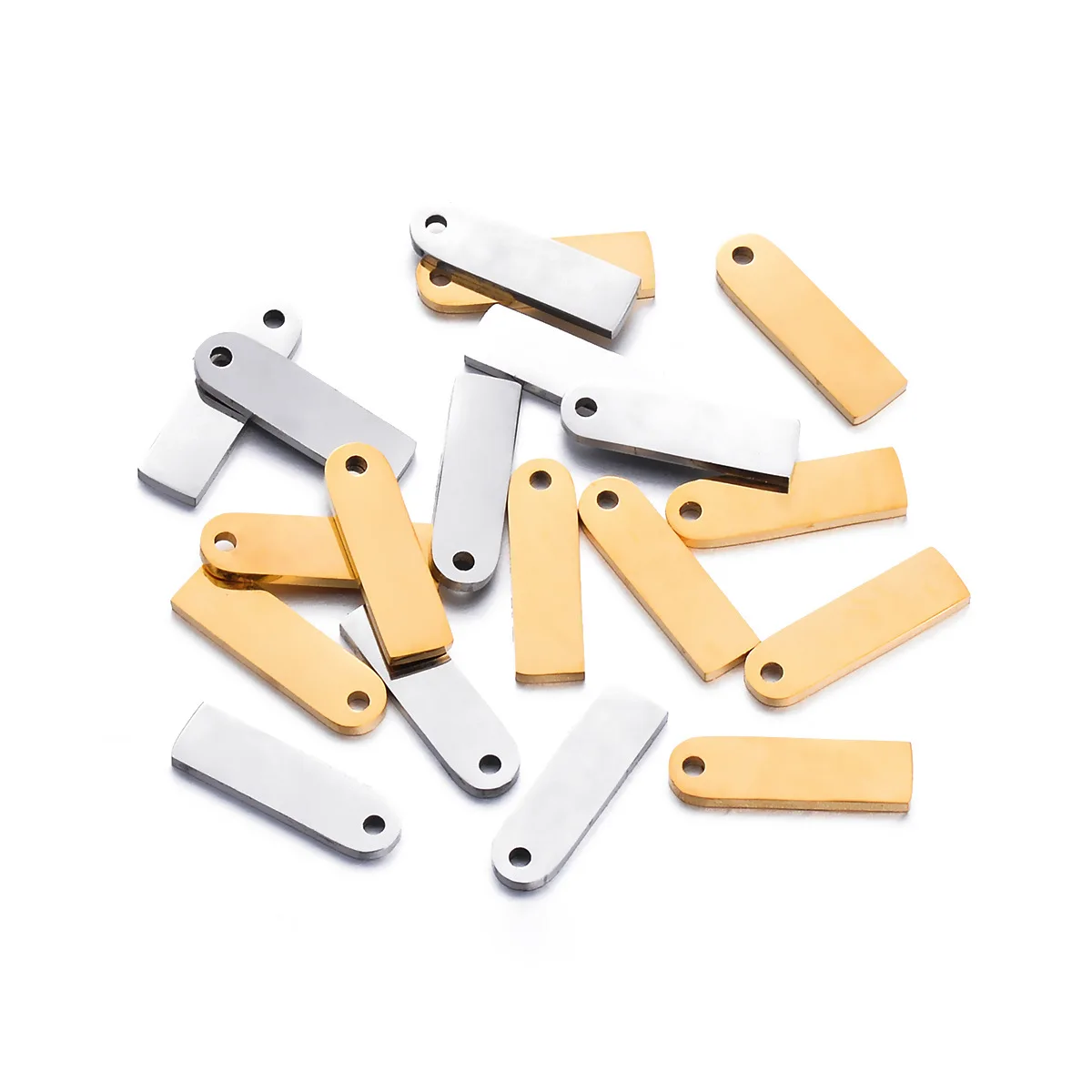 Customized Logo Polished Stainless Steel Rectangular Single Hole ...