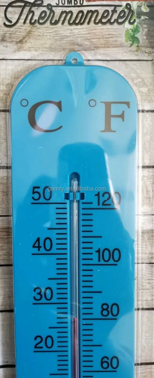 Large Jumbo Wall Mounted Plastic Thermometer 40cm Easy Read