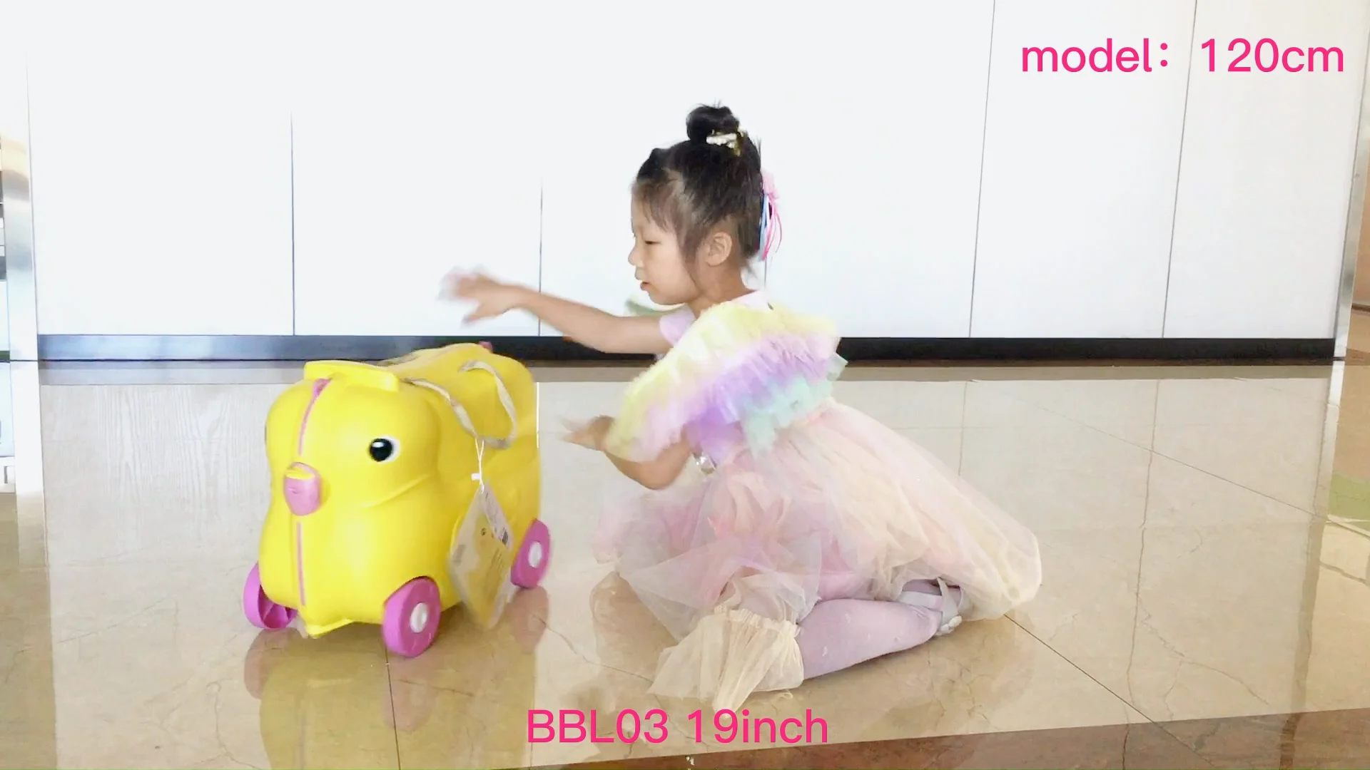 Pp Animal Design Luggage For Kids Animal Toy Cute Luggage With Seat ...