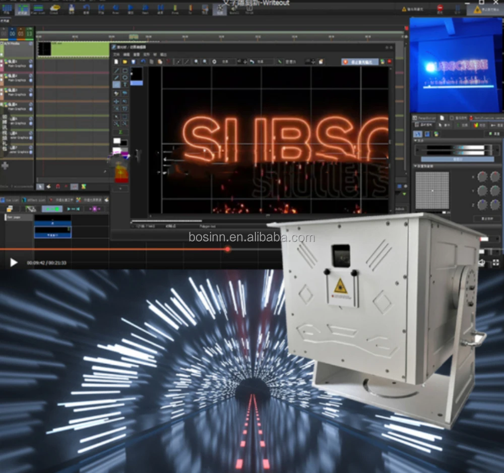 Sharpy Beam Laser Light - RGBW Landscape Lighting Solutions