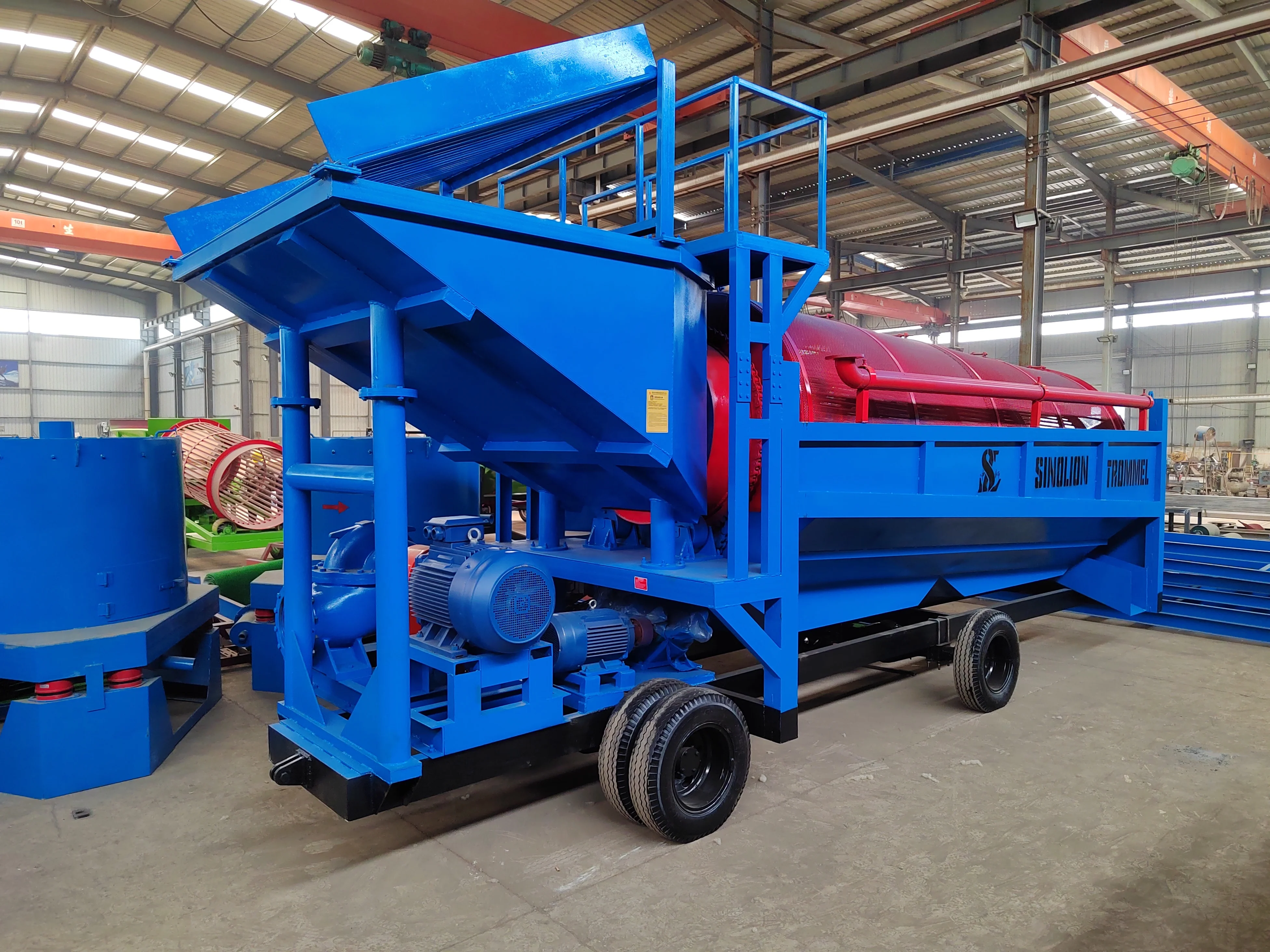 Small Scale Metal Mining Machinery Plants Alluvial Gold Mining Equipment Trommel Washing Plant ...