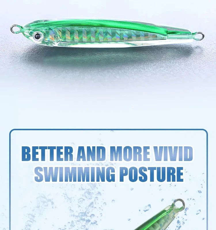 46g Custom OEM New Design Epoxy Resin Jig Lures Epoxy Jigging Bait ...