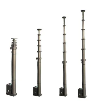 15m Telescopic Mast Aluminum Crank Up Telescopic Antenna Mast - Buy ...