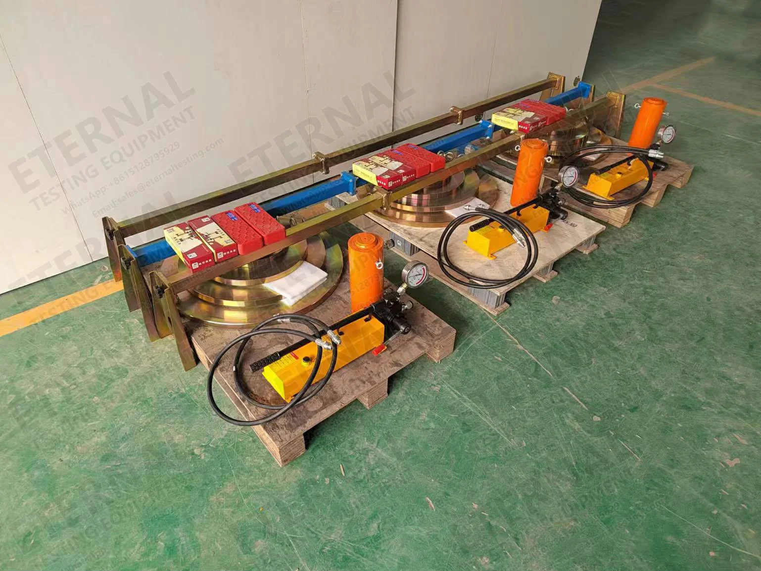 500kn Plate Load Bearing Equipment Static Plate Load Test - Buy Plate ...