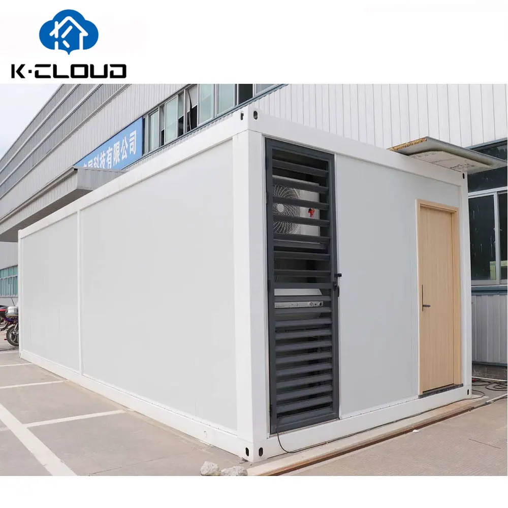 Waterproof Living Prefab Flat Pack Container House Soundproof Portable ...