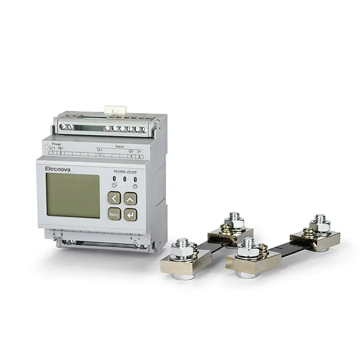 Din Rail Mounted DC 1000V Volt Input Solar Energy Meter