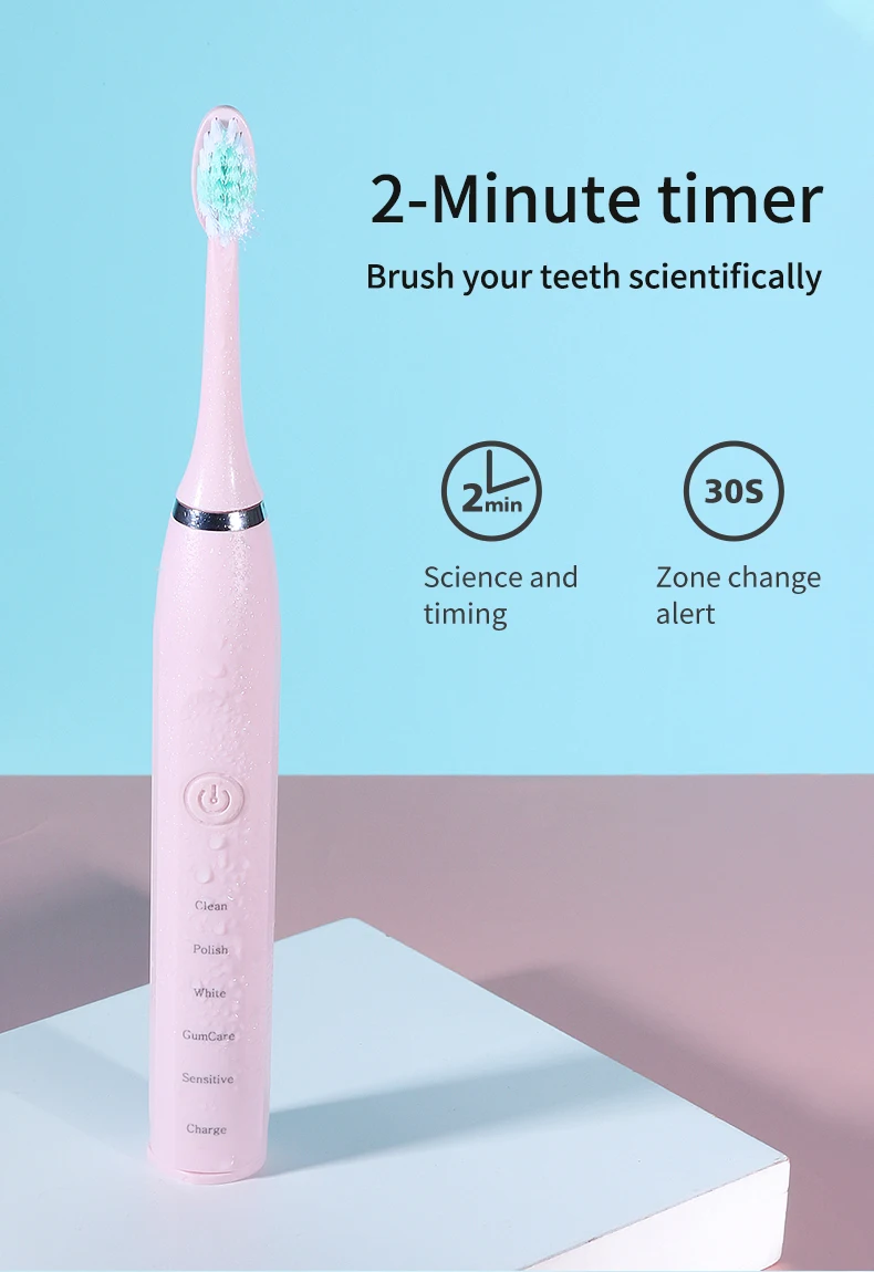 Ultrasonic Fashion Smart Sonic Kids Children's Toothbrush