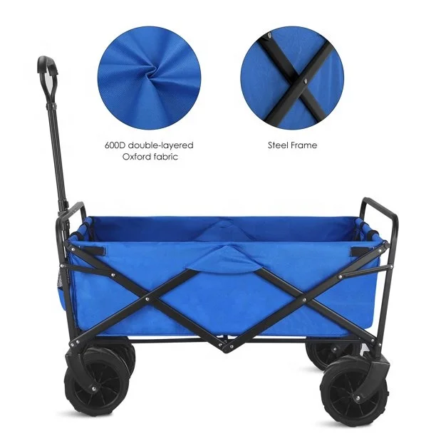 Hot Sale Hand Trucks Collapsible Trolley Outdoor Garden Beach Shopping ...