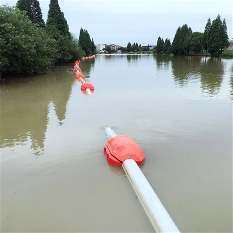 River Pollution Interception And Dredging Pipe Float,Marine Warning ...